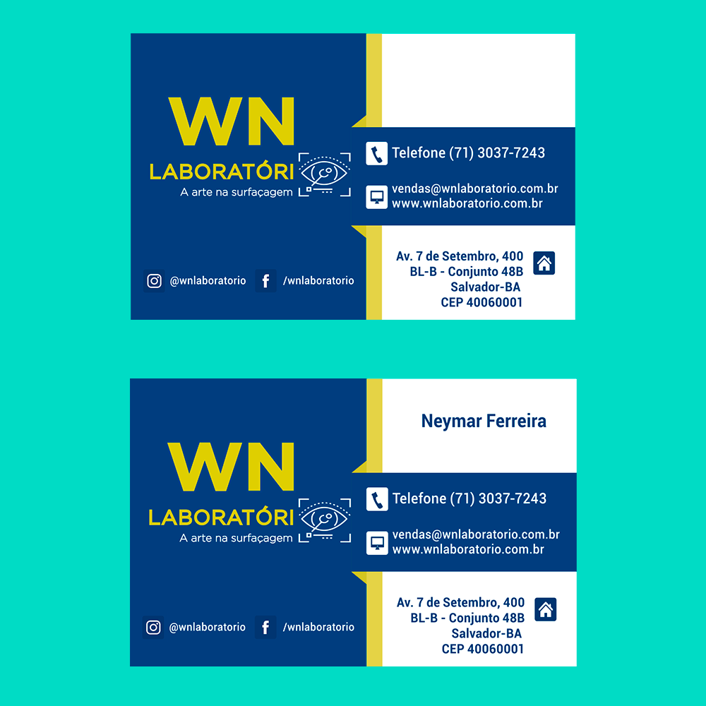 Identidade Visual WN Laboratório